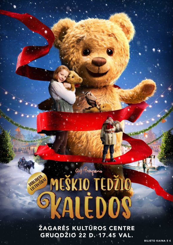 FILMAS VISAI ŠEIMAI „MEŠKIO TEDŽIO KALĖDOS“ - Zagares Kulturos Centras