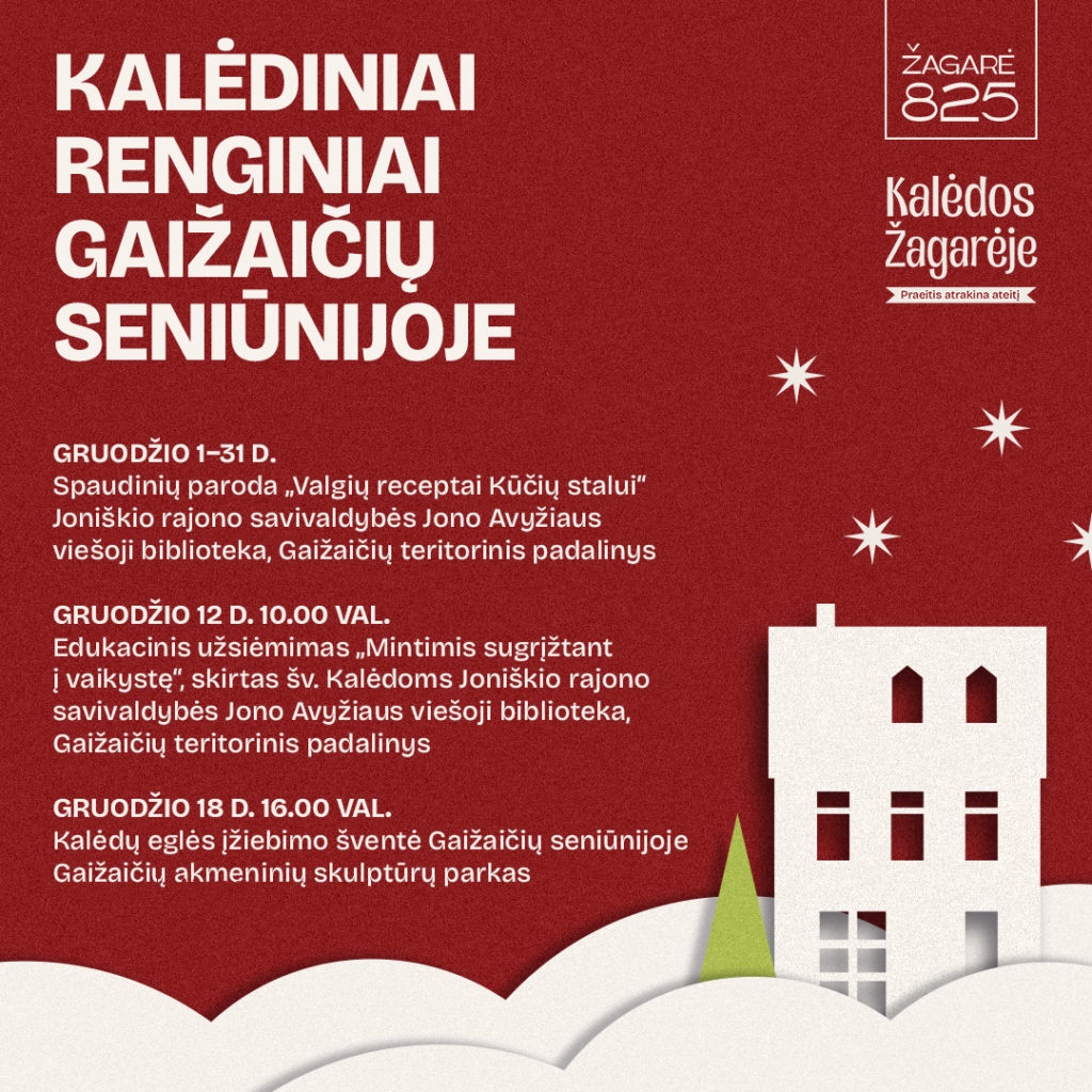 ŽAGARĖS KALĖDINIS PAŠTAS JAU VEIKIA! - Zagares Kulturos Centras
